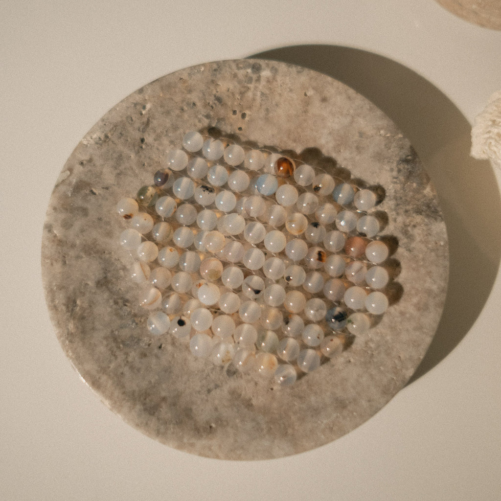 Natural Agate Stone Eye Patches For Express Care - CURE.