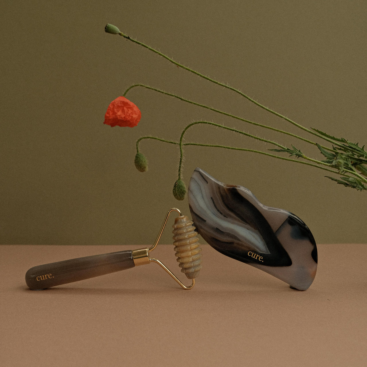 Natural Stone Agate Face Care Set - My Cure Store – CURE