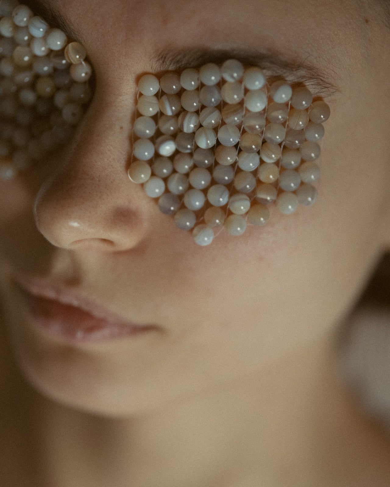 Natural Agate Stone Eye Patches For Express Care - CURE.